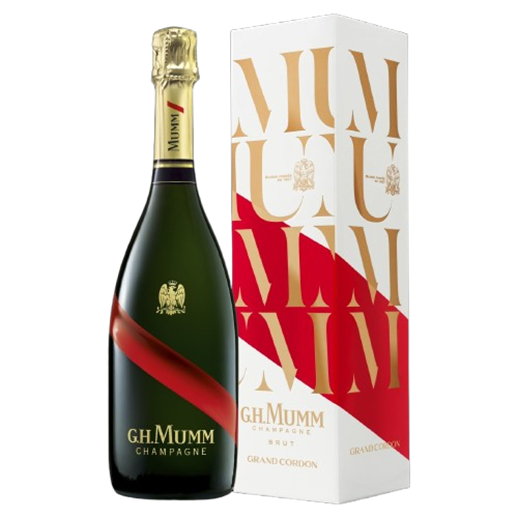 G.H. Mumm Champagne Brut Mumm Grand Cordon W/ Gift Box – Wine Folder