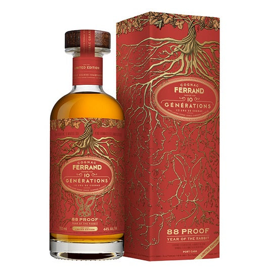 Cognac Ferrand Cognac 10 Generations Year Of The Rabbit Port Cask 88 7 ...