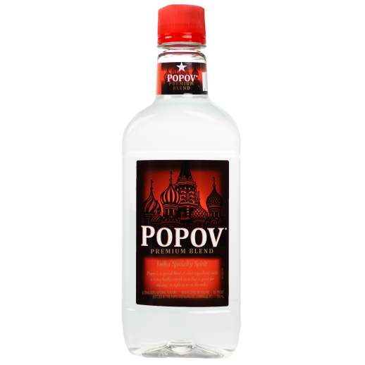 Popov Vodka 80 Plastic 750ML – Wine Folder