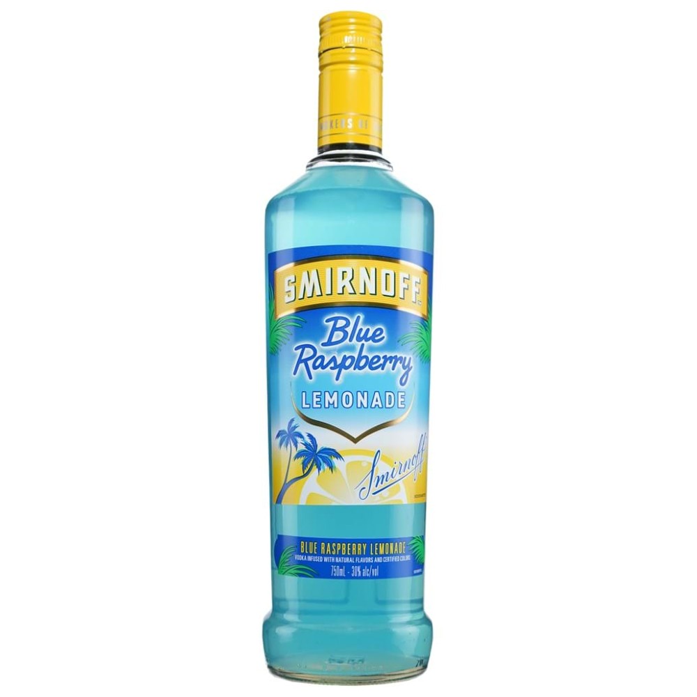Smirnoff Raspberry Flavored Vodka Blue Raspberry Lemonade 60 1.75 L ...