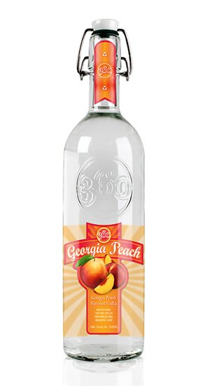 360 Georgia Peach Flavored Vodka 750ml – Wine Folder